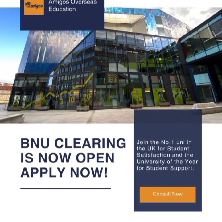 BNU admission open - UK's best University - Apply now - YouTube