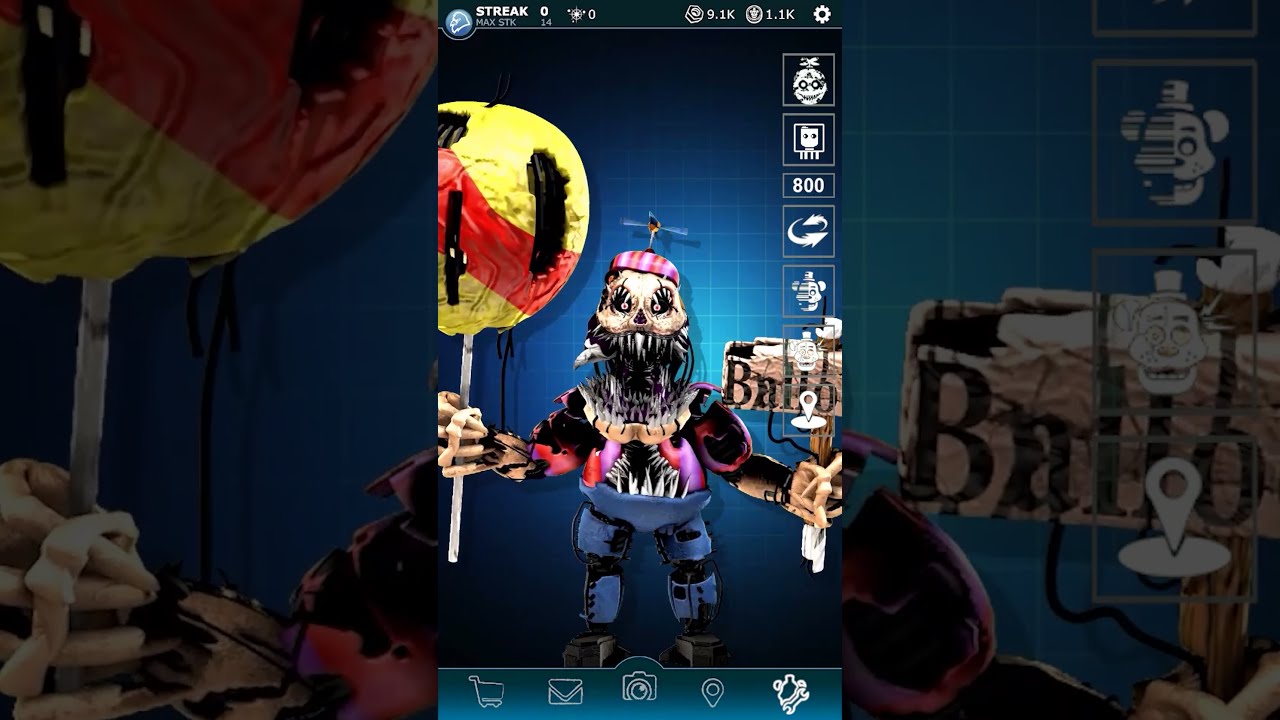 Corrupted Balloon Boy in FNaF AR - YouTube