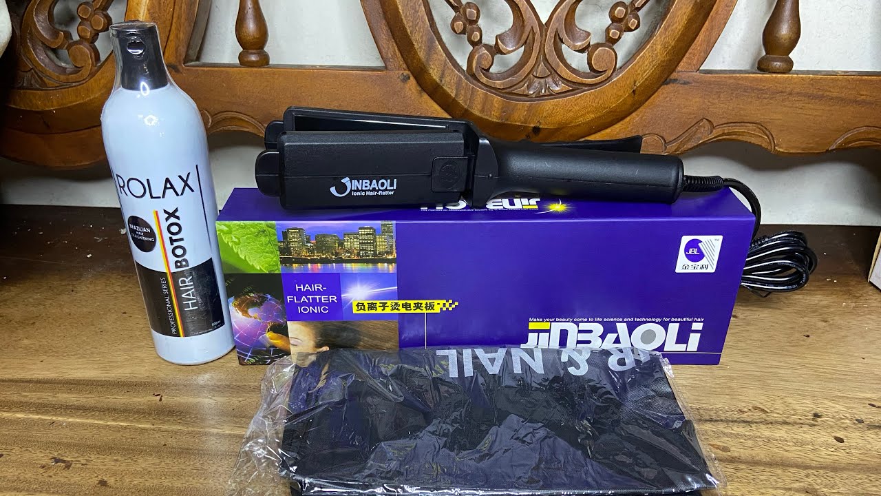 JIMBAOLI HAIR IRON AND ROLAX HAIR BOTOX - YouTube