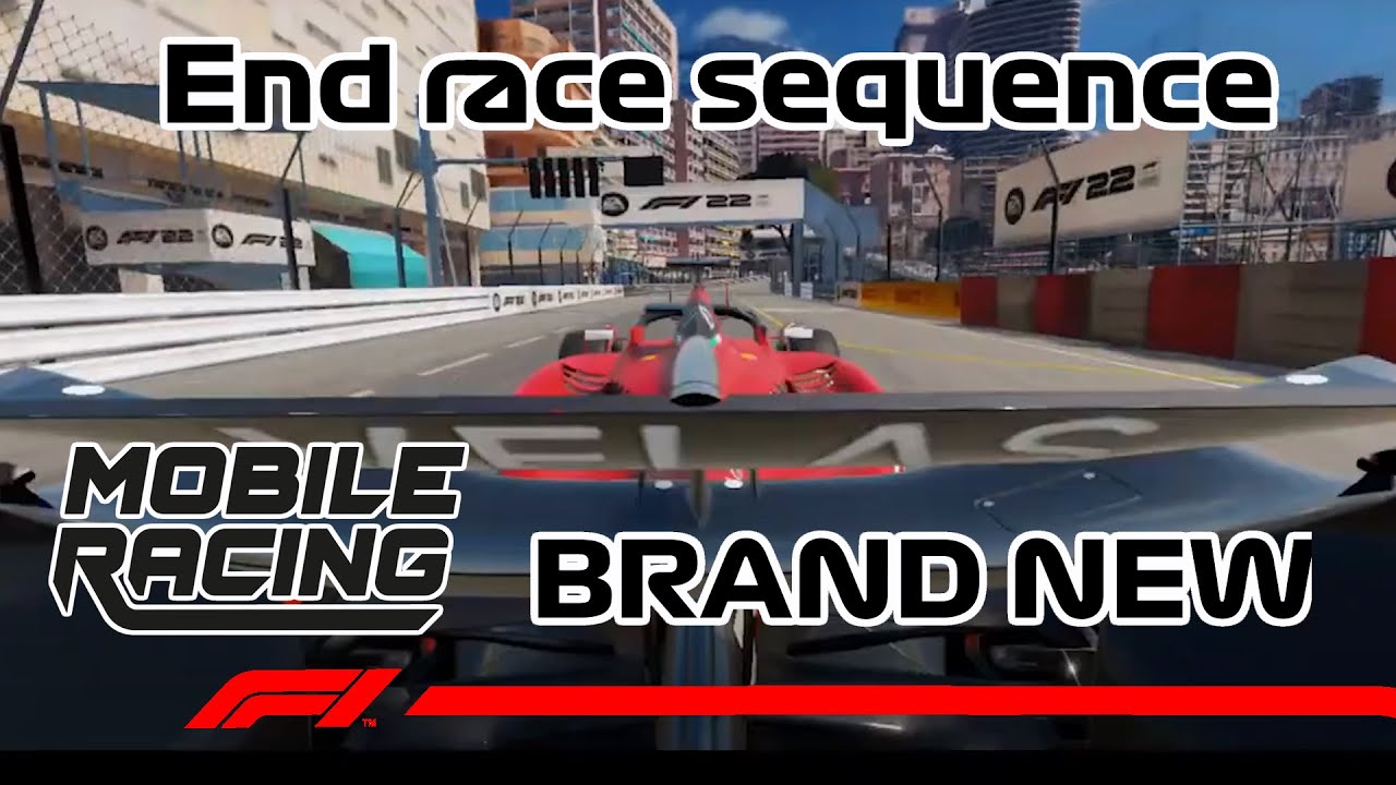 End of race sequence | Update 26 | F1 MOBILE RACING - YouTube
