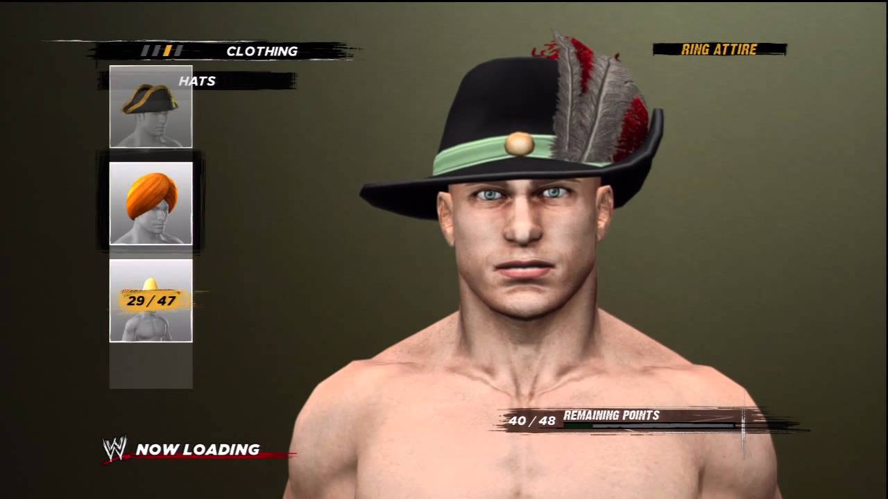 WWE 12 - Create-A-Wrestler - ALL OPTIONS! - YouTube