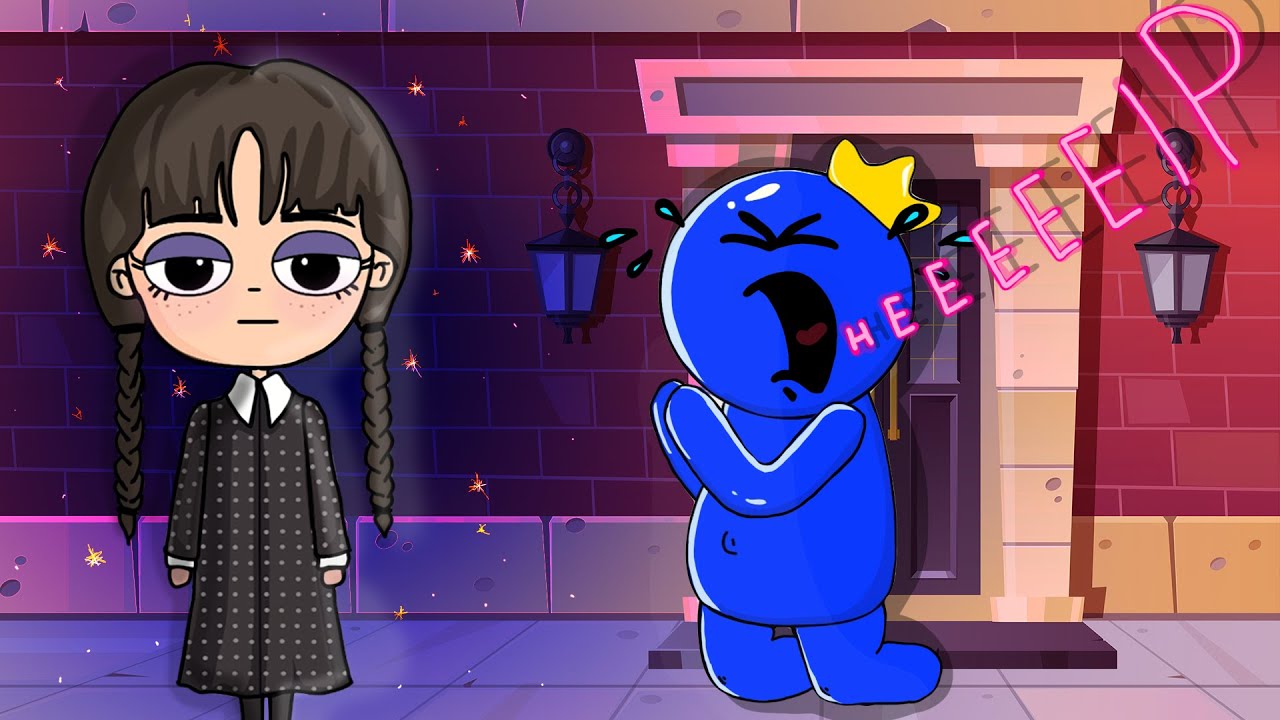 Detective Wednesday Addams will save you || Rainbow Friends - YouTube
