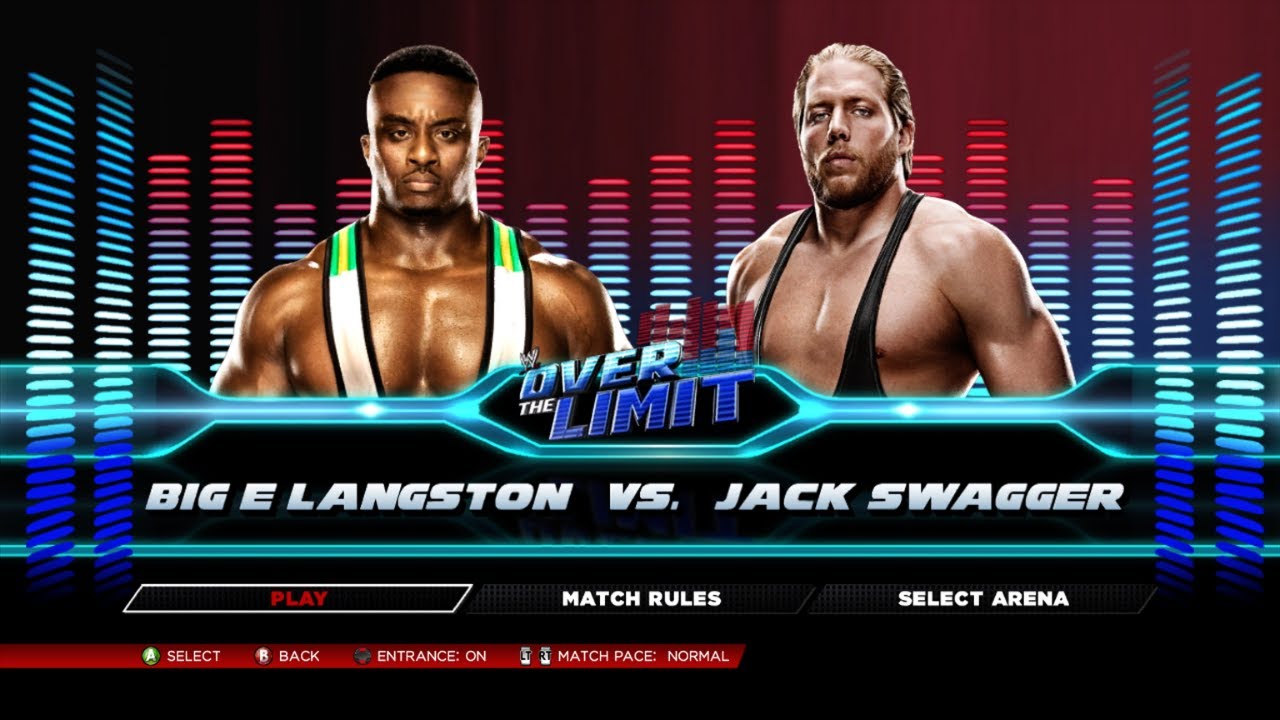 WWE 2K14 - Big E Langston vs. Jack Swagger - YouTube