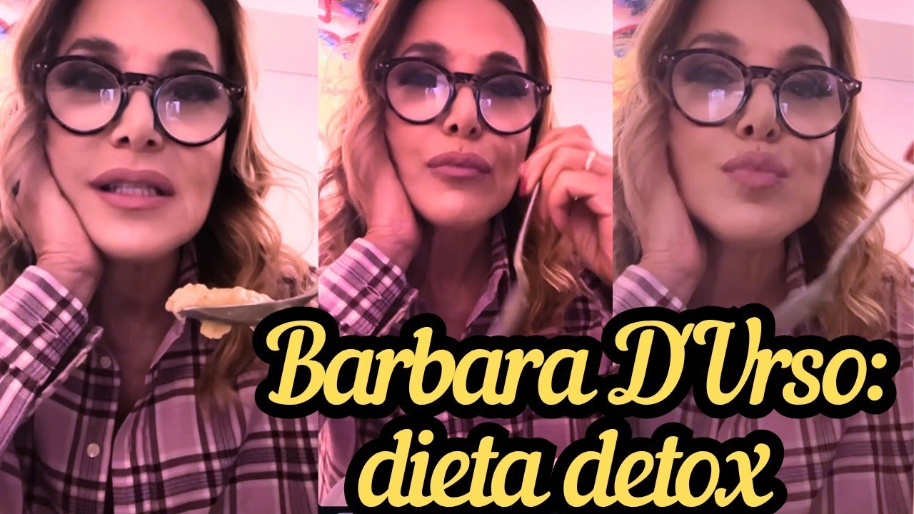 BARBARA D'URSO: mangio poco perché durante le feste ho esagerato con ...