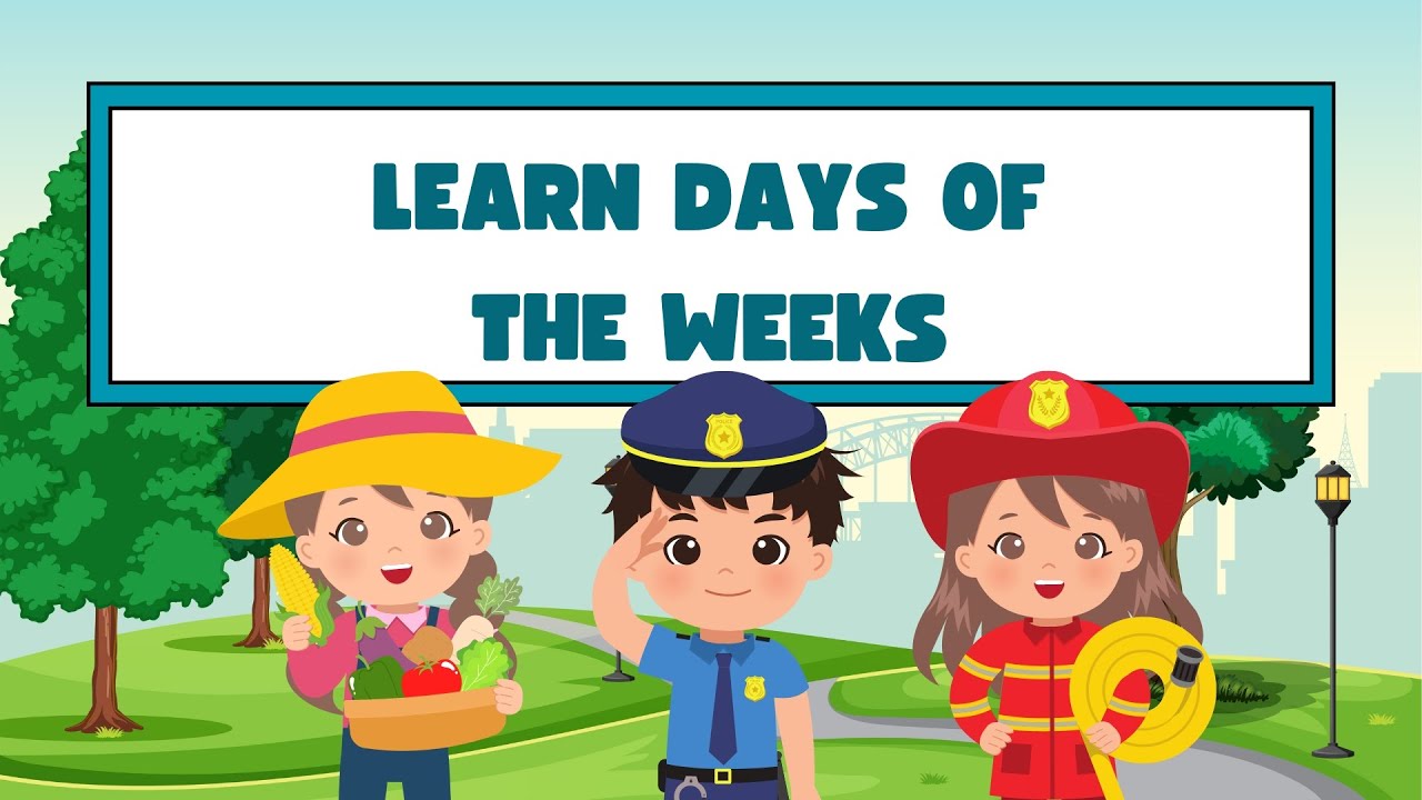 Days of the Week - Learn Days Name - Weeks Name for Kids - Moko Loko Tv ...