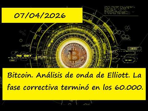 Bitcoin. Análisis de onda de Elliott. La fase correctiva terminó en los 60.000.