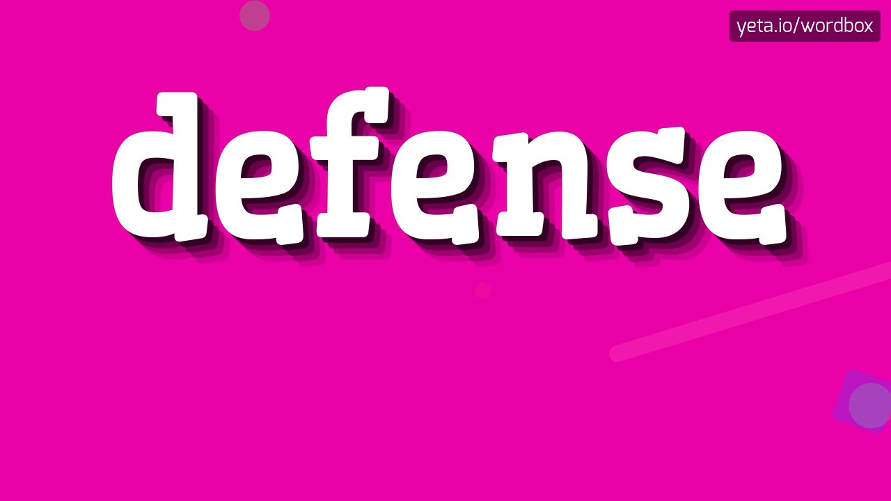 DEFENSE - HOW TO PRONOUNCE DEFENSE? #defense - YouTube