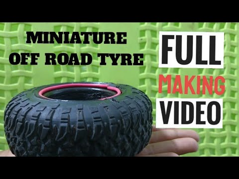 HOW TO MAKE OFF ROAD / MINIATURE/JEEP TYRES /SAIYED KANNUR - YouTube