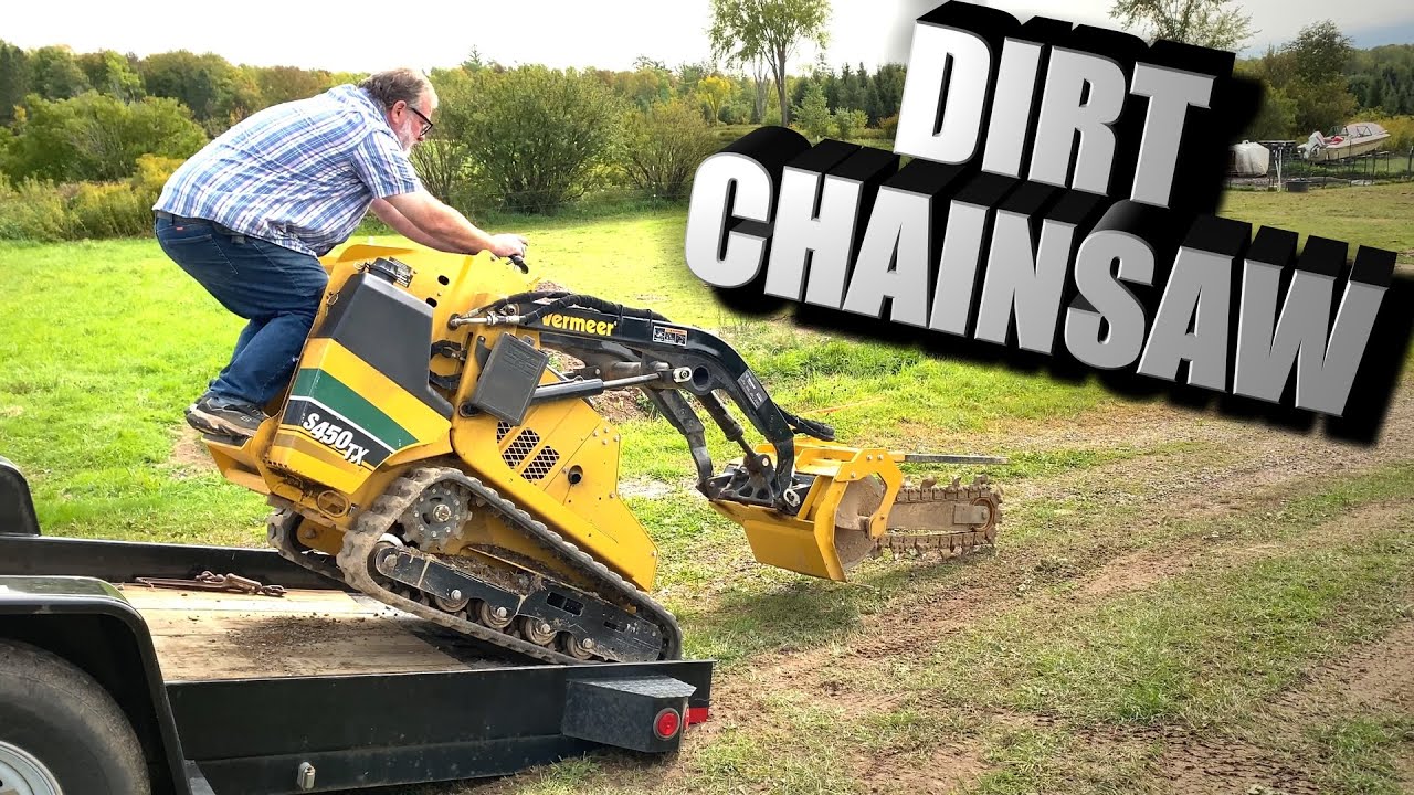 Dirt CHAINSAW | A Big Family Homestead VLOG - YouTube