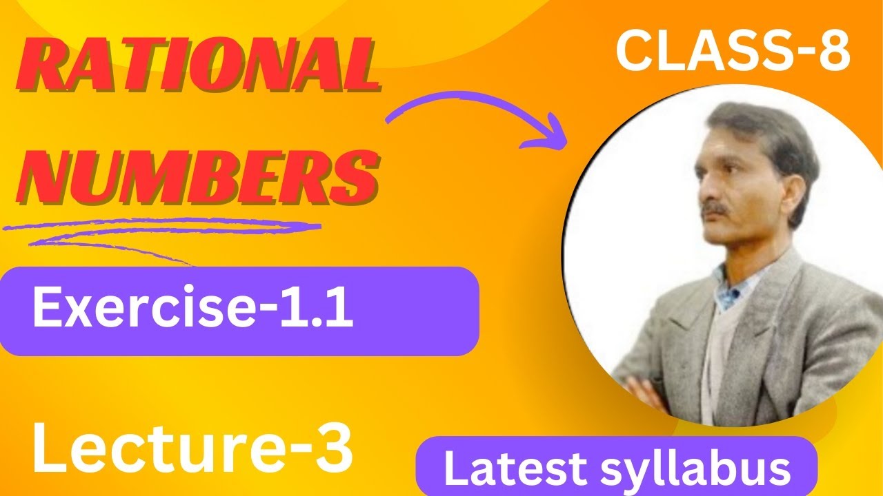 RATIONAL NUMBERS | CLASS-8 | COMMUTATIVE PROPERTY | LECTURE-3 | #CLASS ...