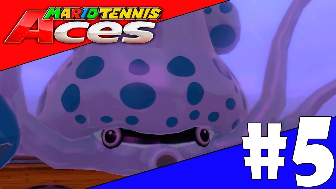 MARIO TENNIS ACES MODO TUTORIAL (HISTORIA) #5 Tras la Octo expansion ...
