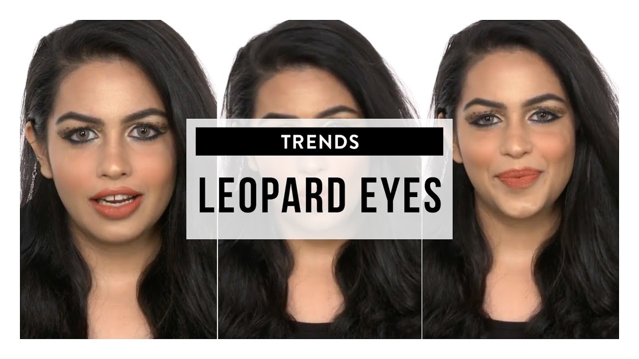 How To Get The Leopard Print Eye Makeup | Makeup Trends | MyGlamm - YouTube