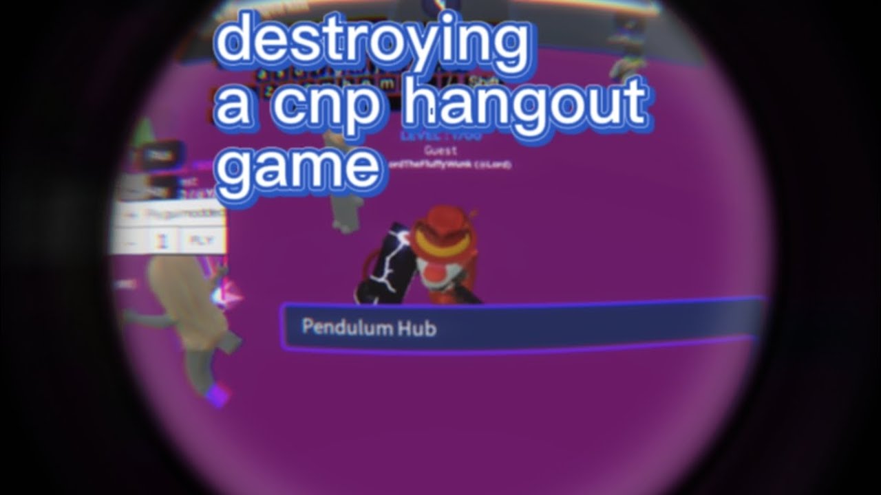 roblox exploiting - destroying a cnp hangout game - YouTube