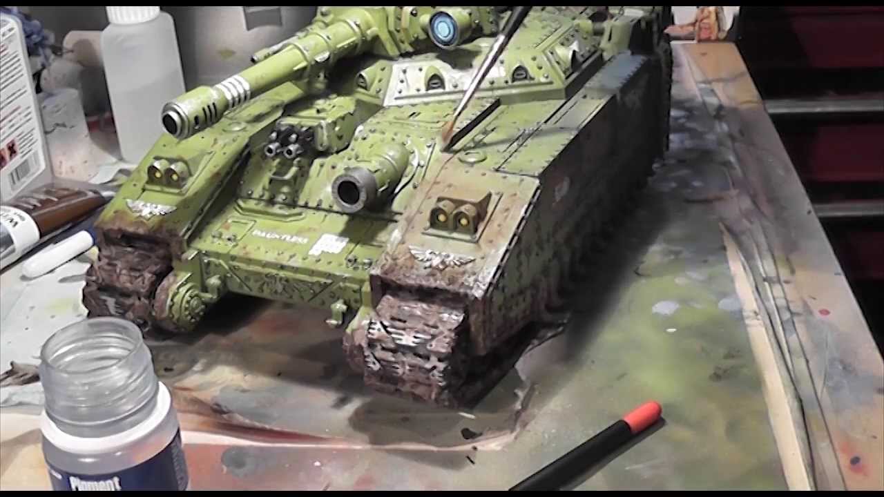Painting a Baneblade - YouTube