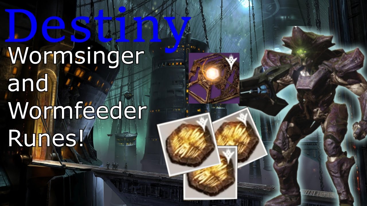 Destiny: What to do with Wormsinger and Wormfeeder runes! - YouTube