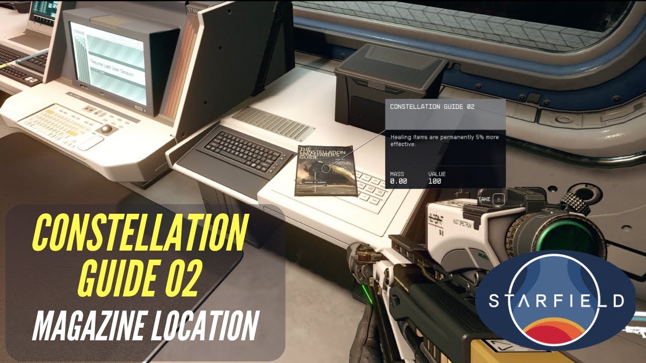Where to find the Constellation Guide 02 Magazine | Starfield - YouTube