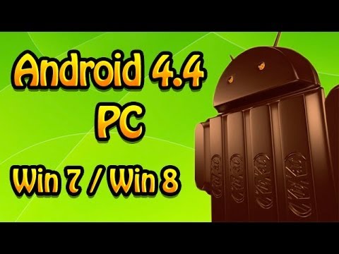 Instalar Android 4.4 en Pc Win7 / Win8 / Usb - YouTube