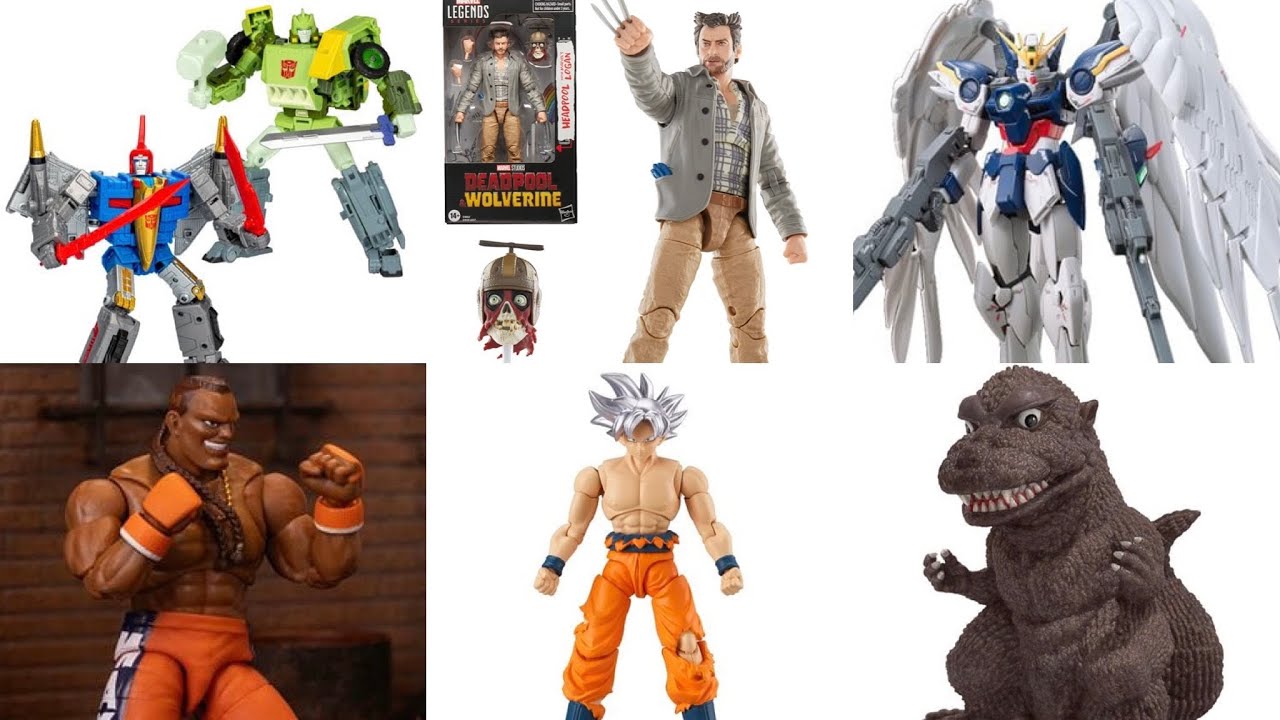 New Transformers, Wolverine, Gundam, Godzilla figures available in ...