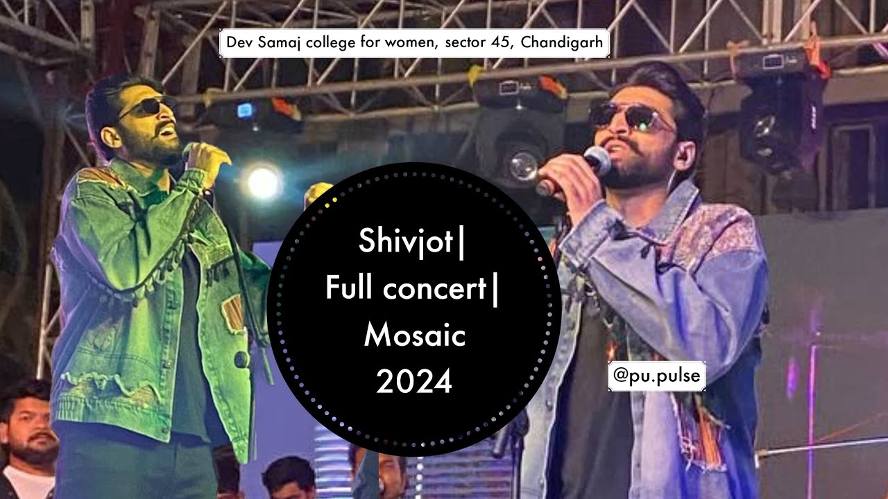 Shivjot Live performance| Mosaic 2024| Dev Samaj college for women, sector 45, Chandigarh| full ...