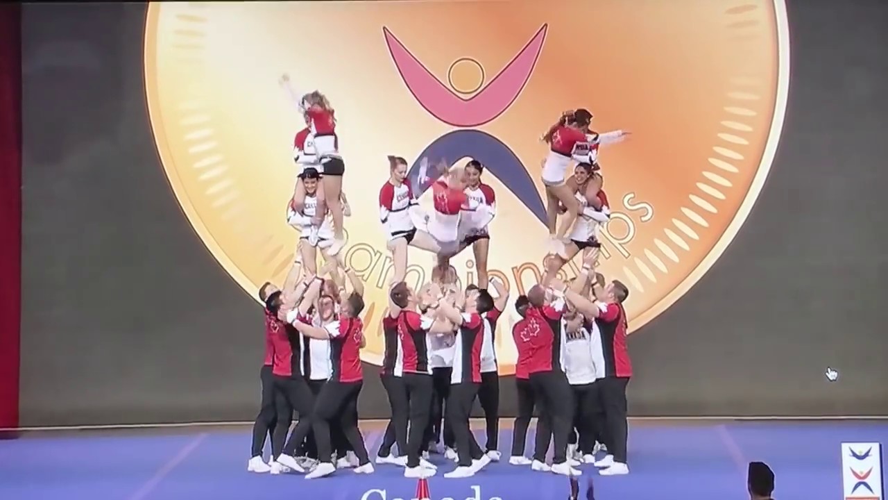Team Canada Co-ed Premiere Cheerleading ICU World Championships ...