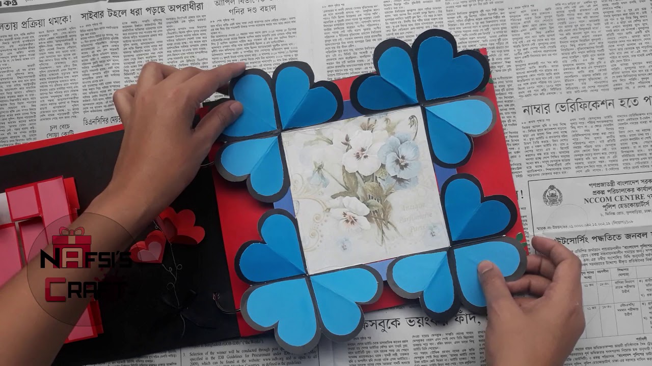 Easy Scrapbook Ideas || Birthday Scrapbook || Handmade Gifts || - YouTube