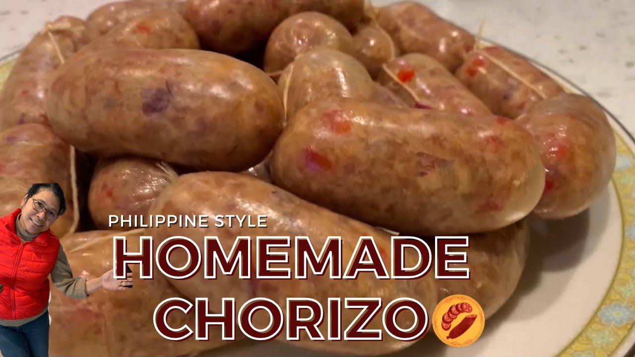Philippine Style Homemade Chorizo | Easy Pangkabuhayan | #MagdasKitchen ...