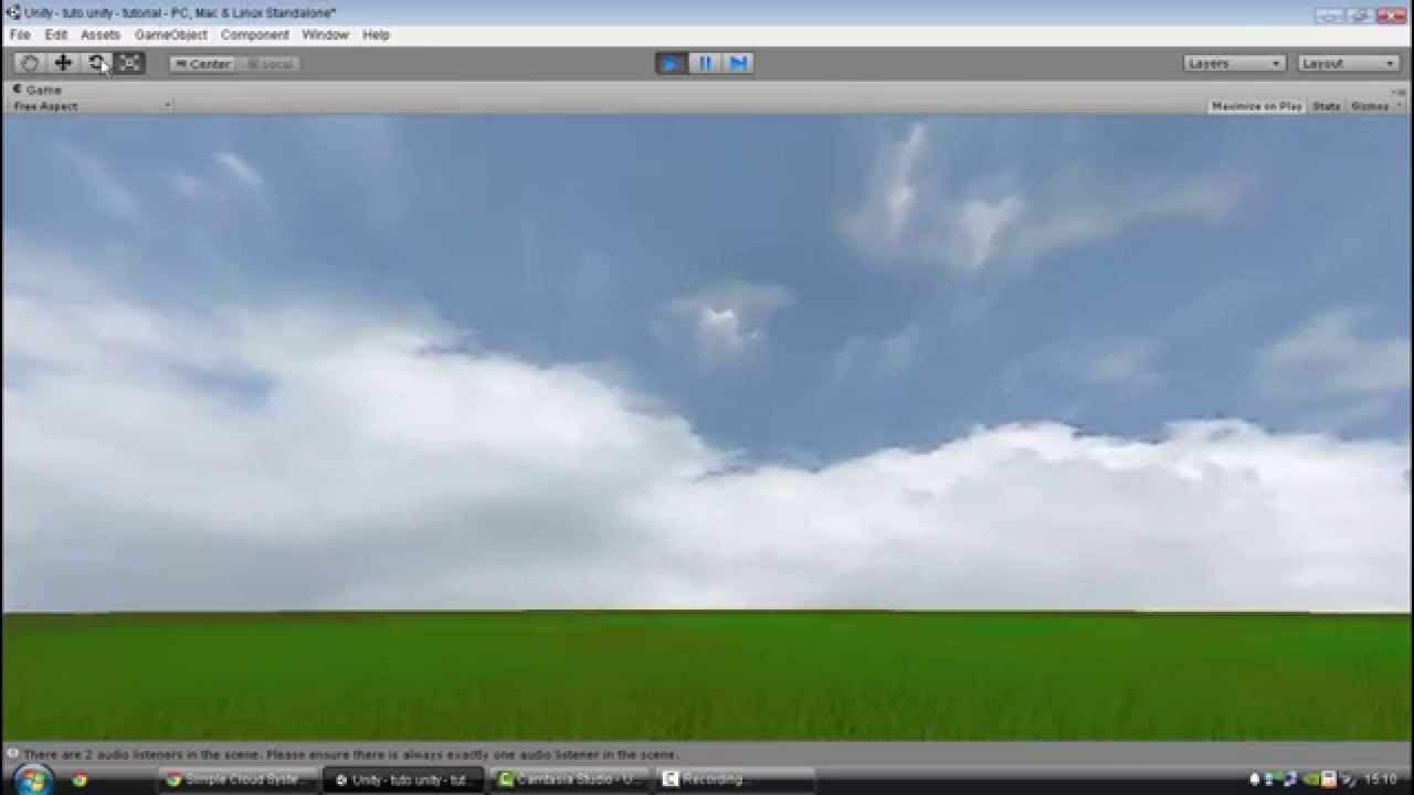 Unity 3D | Unity Clouds | Nubes con movimiento | Tutorial 5 (con ...