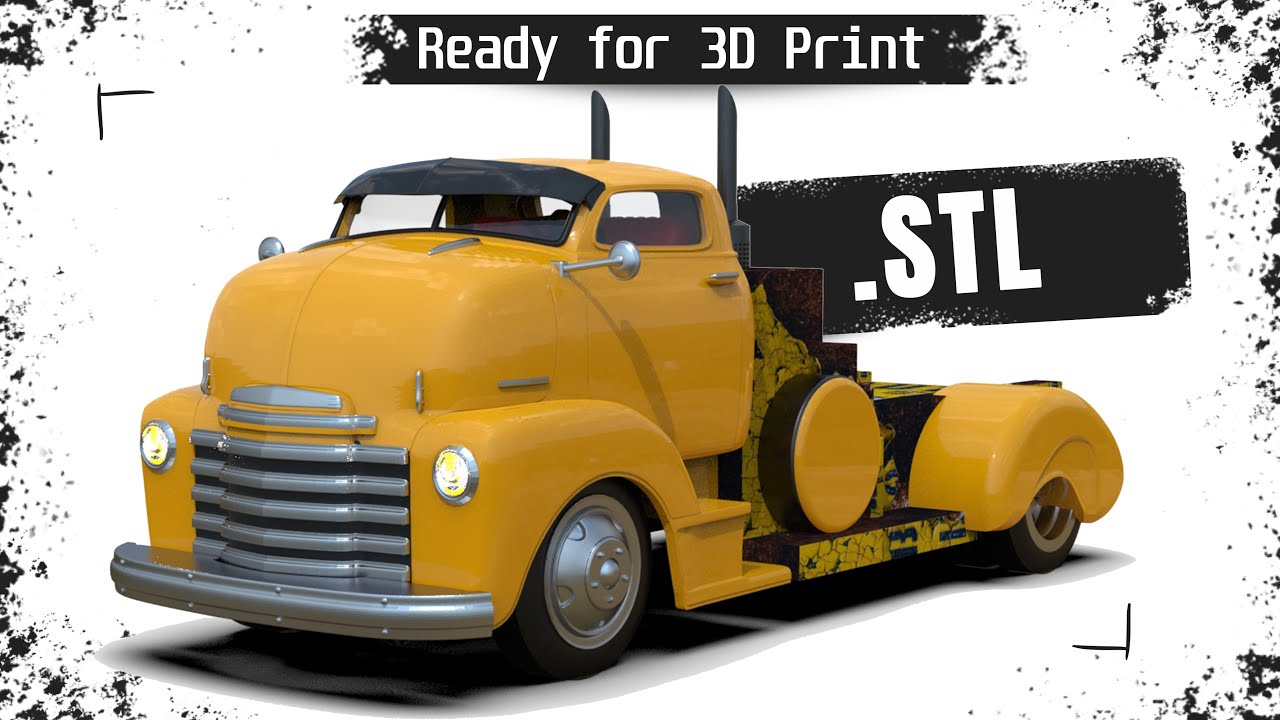 Customize Your Vintage Truck with This COE Ratrod STL File! - YouTube