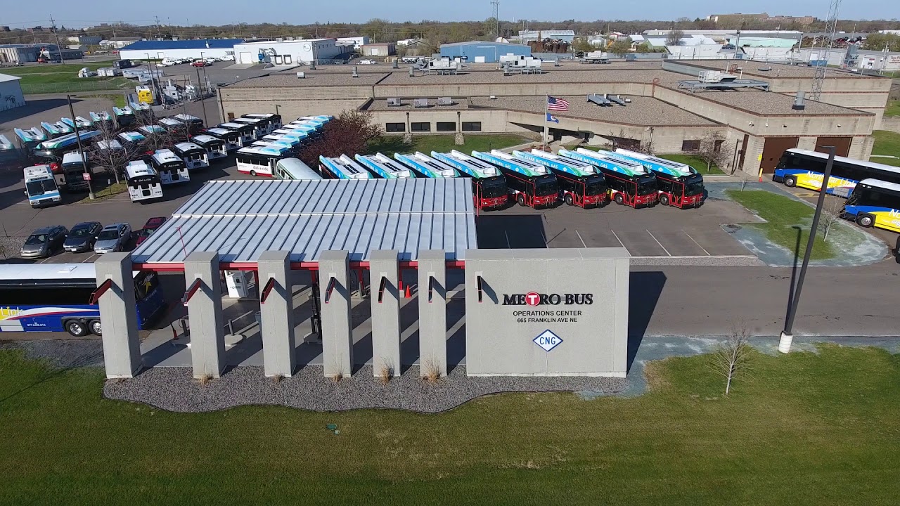 Metro Bus Operations Center and about 75% of the fleet - YouTube