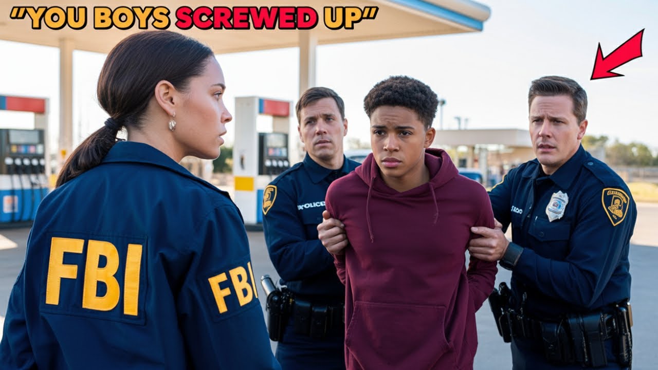 Cops Target Black Teen—Freeze When His FBI Mother Shows Up - YouTube