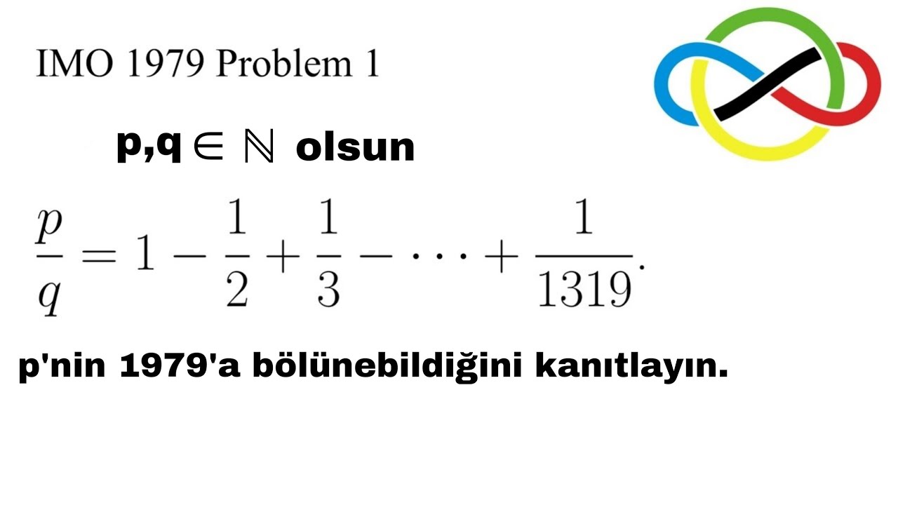 1979 IMO | Uluslararası Matematik Olimpiyatı 1.Problem - YouTube