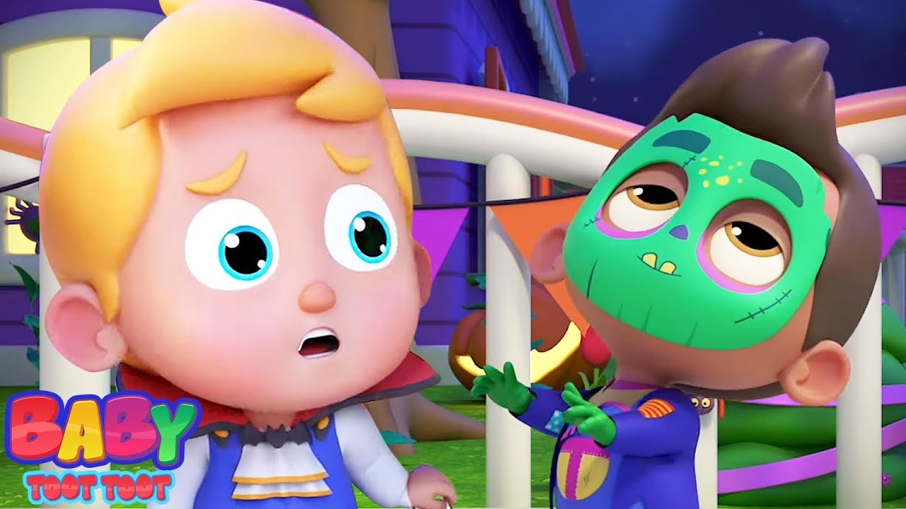 Spooky Sounds In Halloween Town + More Spooky Rhymes for Kids - YouTube