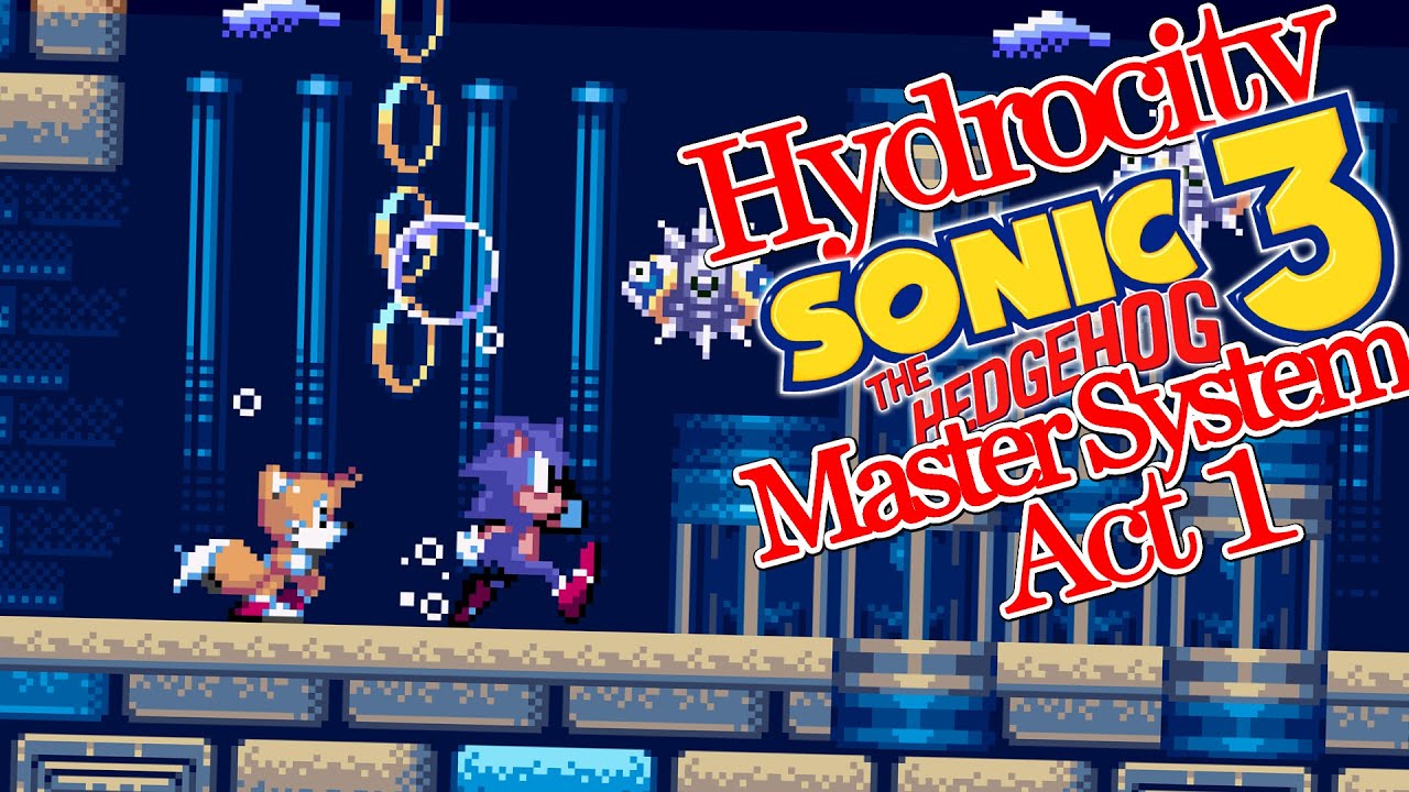 Sonic 3 - Hydrocity Zone Act 1 (Sega Master System Remix) - YouTube