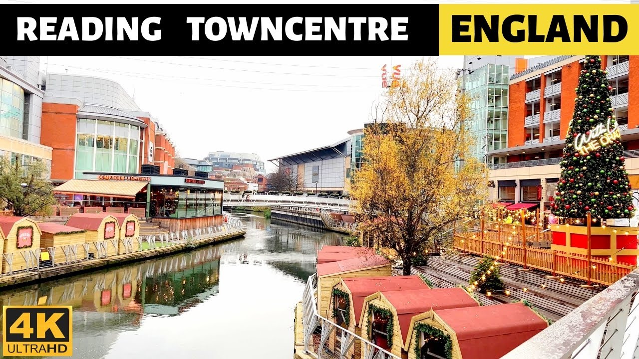 England : [4K] Walk | Reading Towncentre | Large Town and Borough in ...