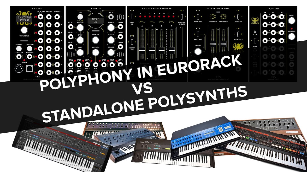Benefits of polyphony in eurorack vs standalone poly synths with Tiptop ...