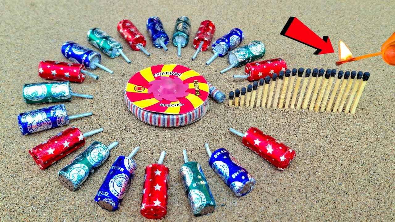 Lot Of Diwali Bullat Bombs Crackers Vs Ground Chakkar Amazing ...
