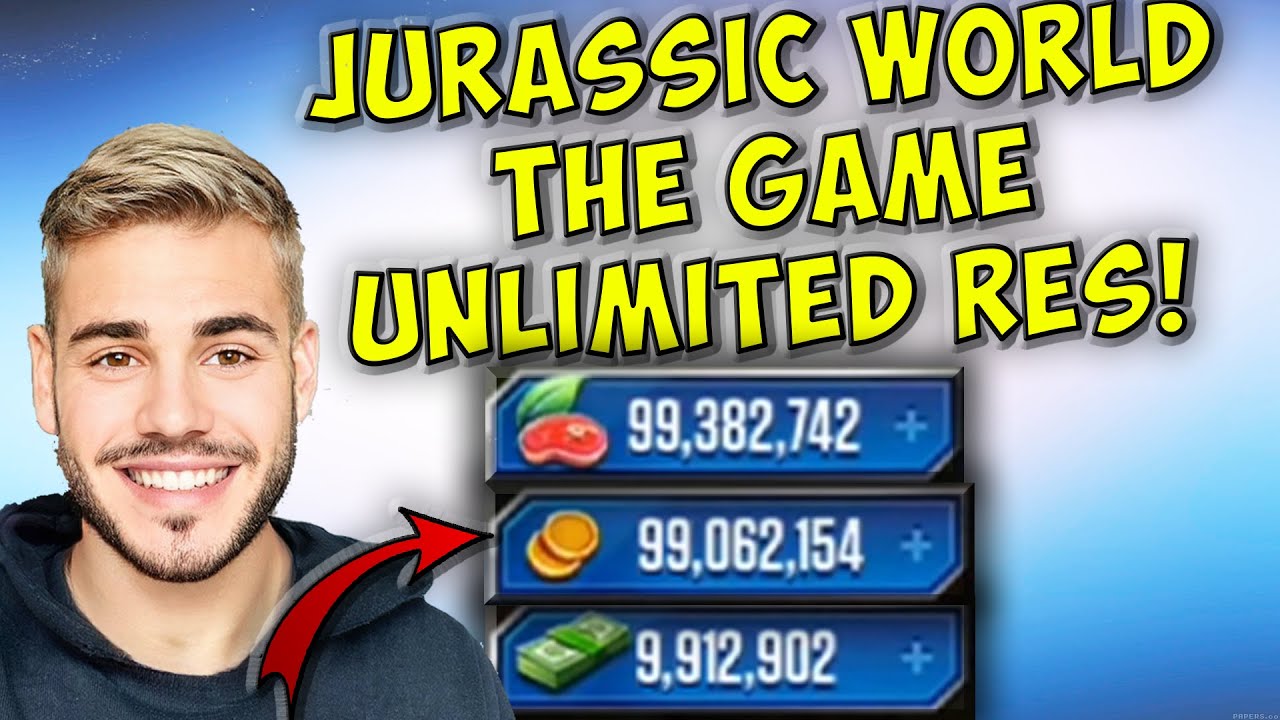 Jurassic World The Game UNLIMITED Resources, Money, Cash!!! (EASY GUIDE ...