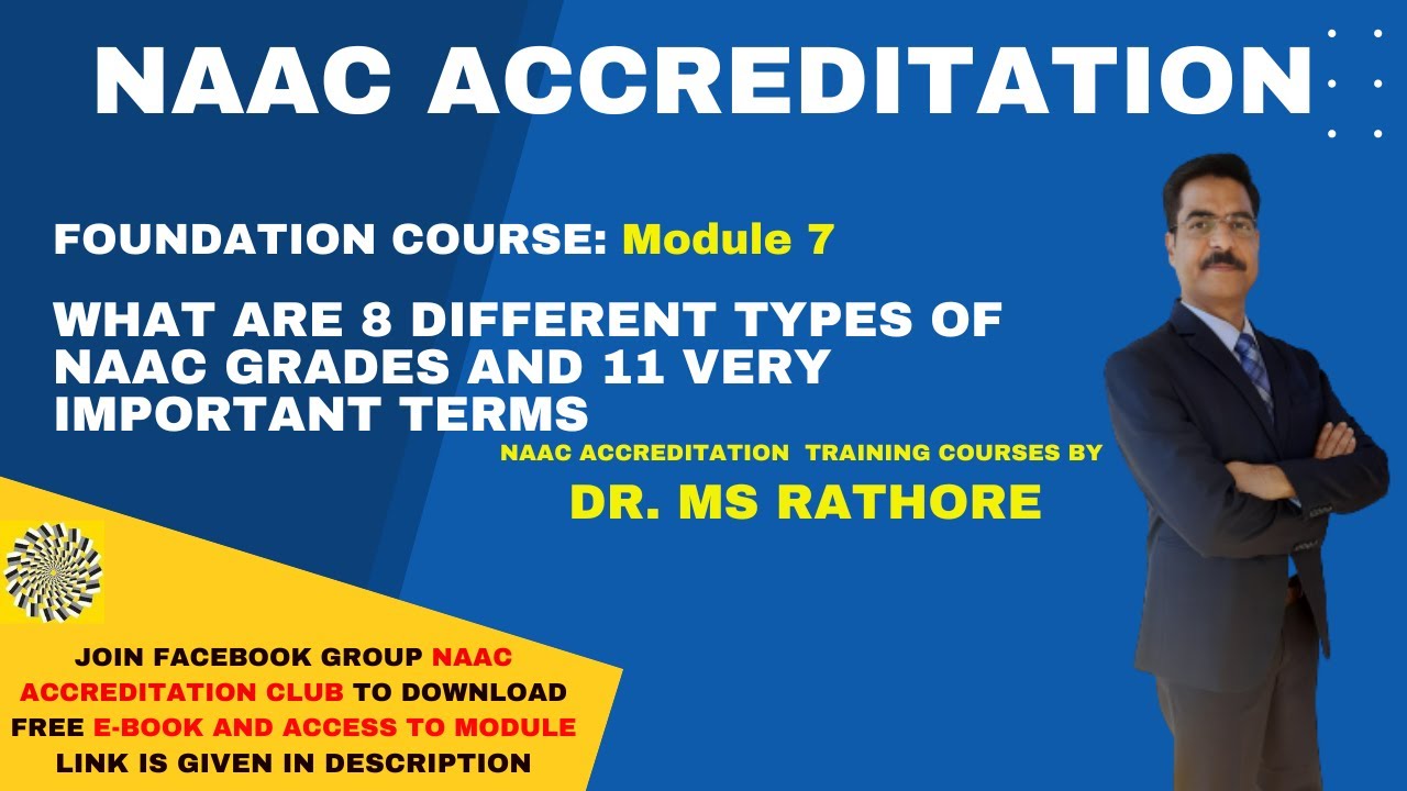 What are NAAC Grades and few very important Terms. - YouTube