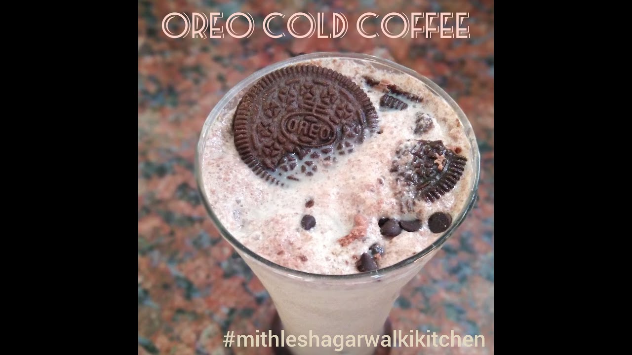 Oreo Cold Coffee | Cold Coffee in 2 Minutes | Cold Coffee Recipe - YouTube