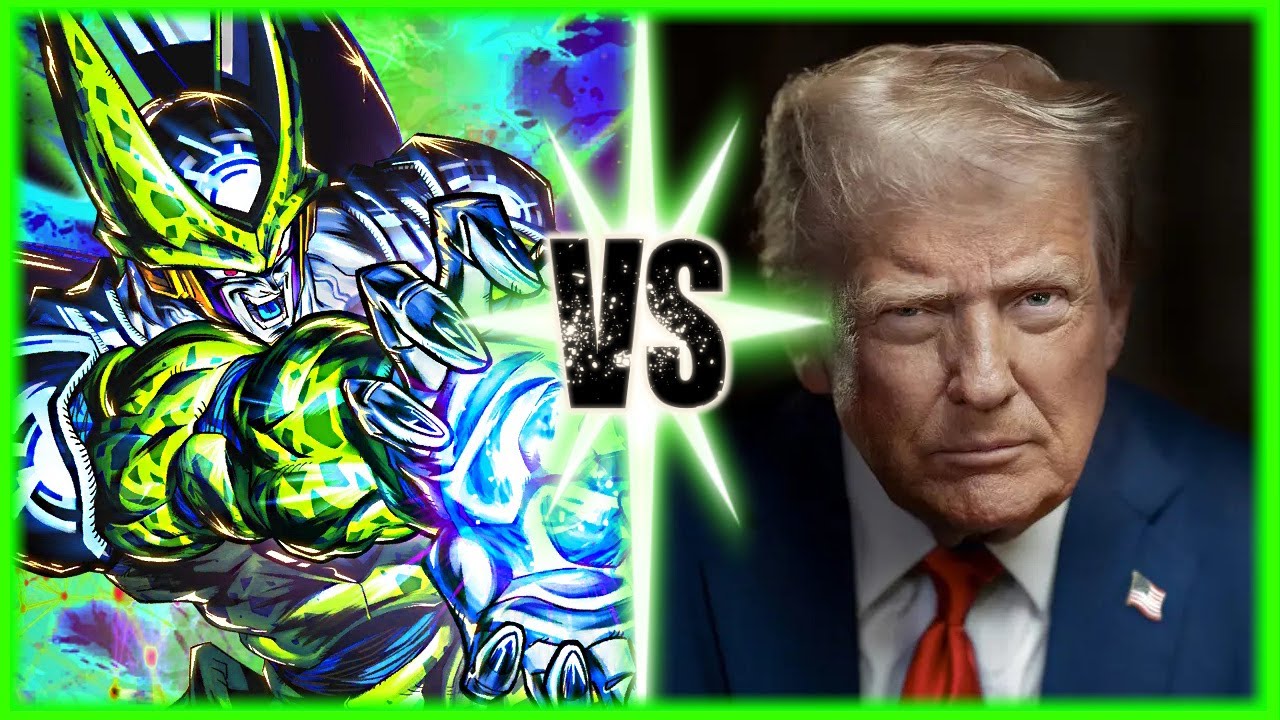 Perfect Cell Vs Donald trump [Blender Animation] - YouTube