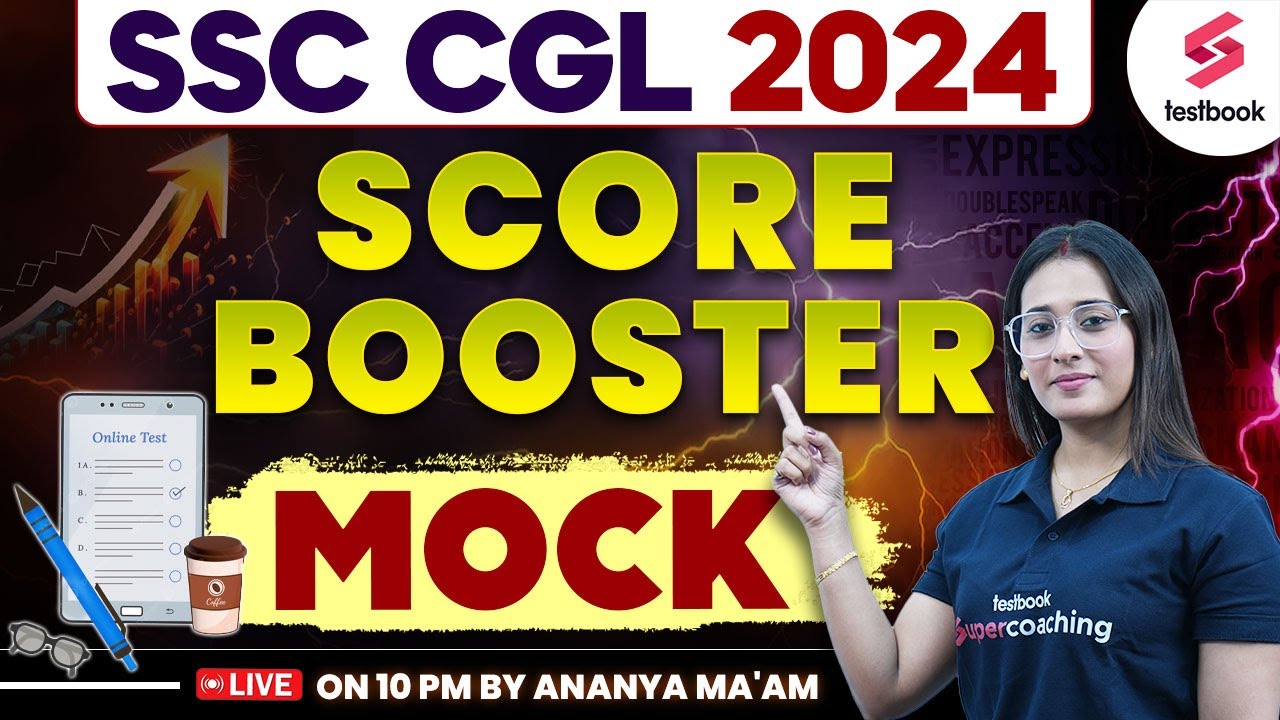 SSC CGL 2024 English Mock Test | Score Booster CGL English Mock Test By ...