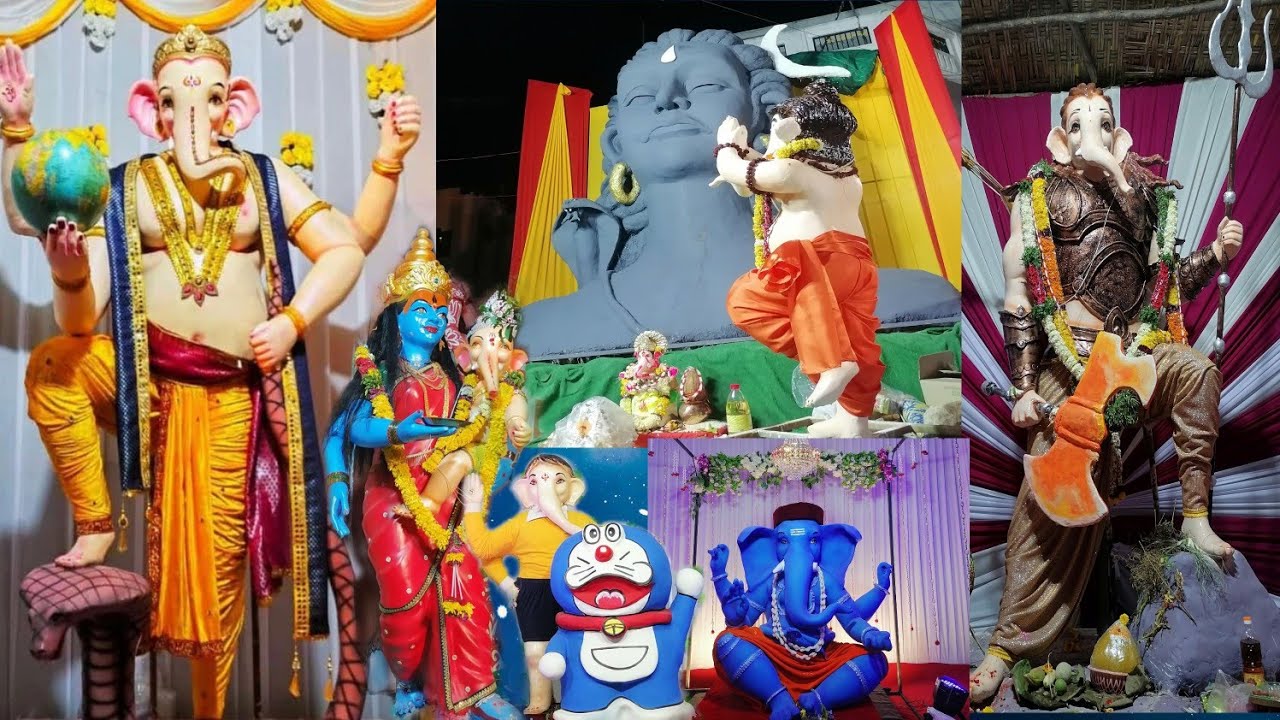 Different Types of Ganesh Idols | 2022 | Adilabad Ganesh Idols 2022 ...