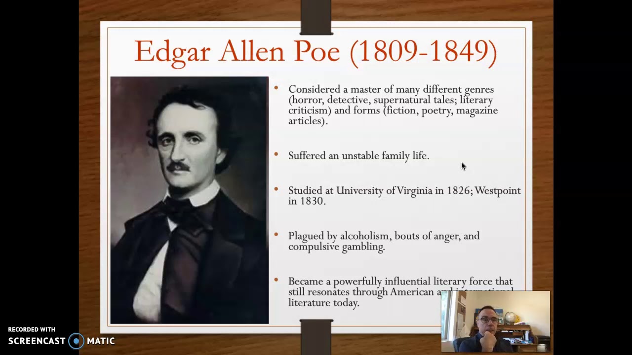 Edgar Allen Poe part 1 - YouTube