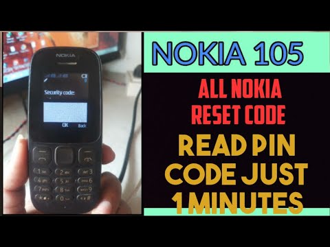 Nokia 105 TA-1203 security code remove reade code 2022 new trick - YouTube
