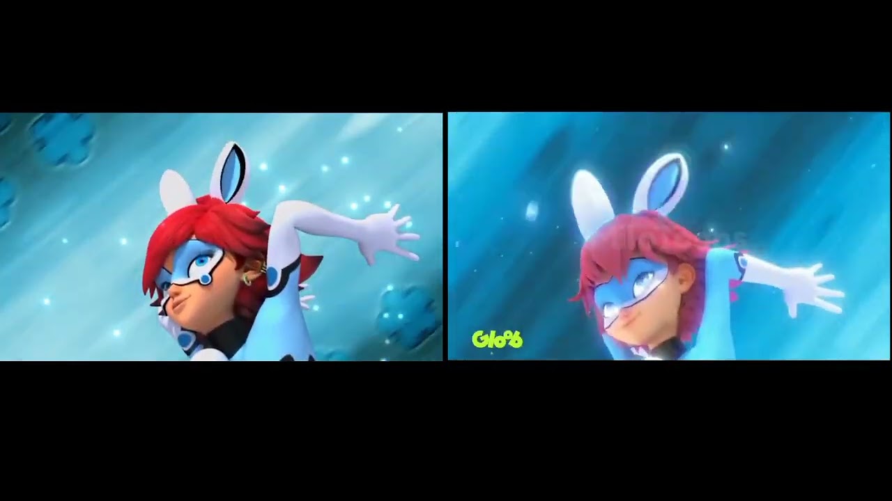 Adult Bunnix VS Teen Bunnix Transformation Comparison Miraculous ...