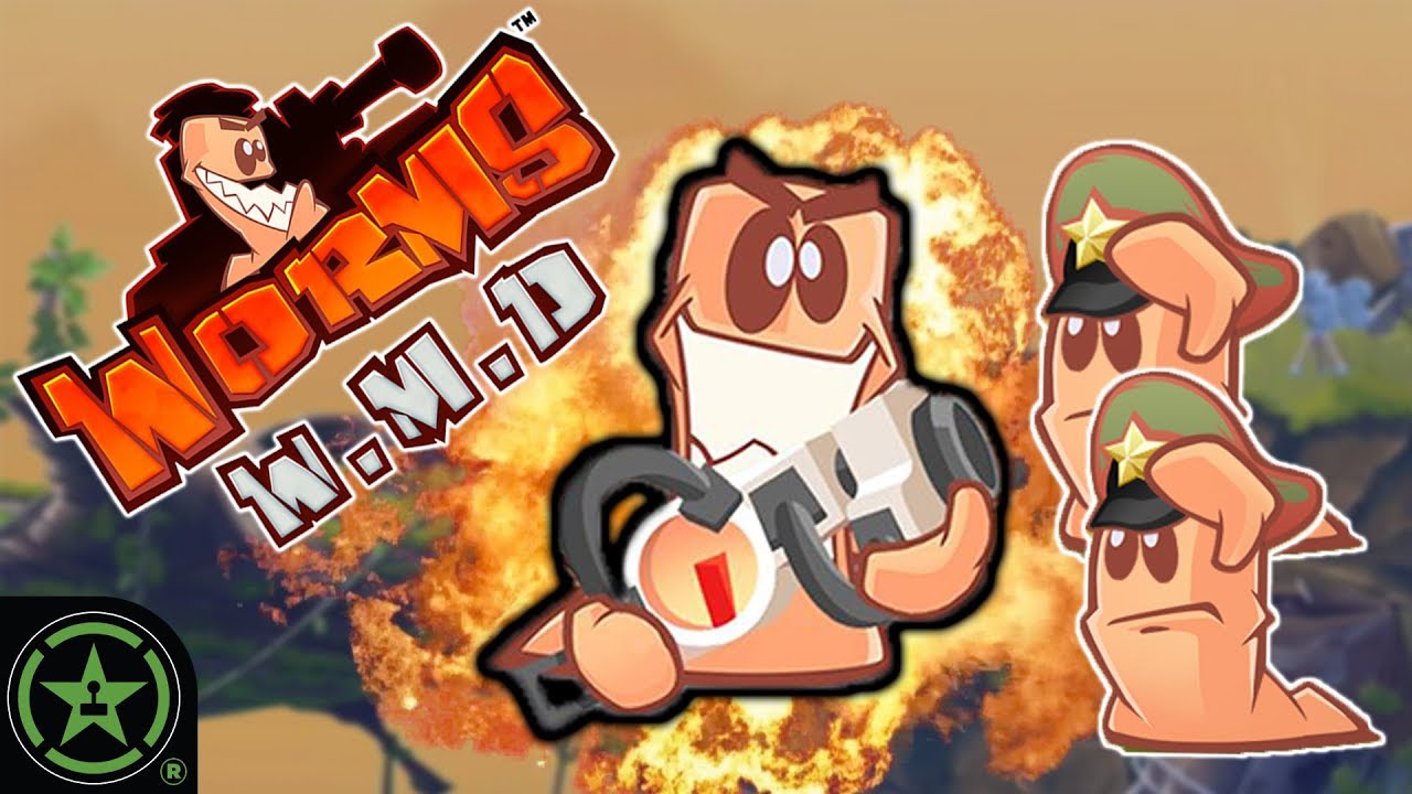 The Rope Sheep Maneuver - Worms W.M.D. | Let's Play - YouTube