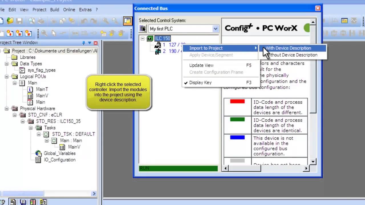 4 PC Worx video tutorial Configuring the local bus Chapter 4 Phoenix ...