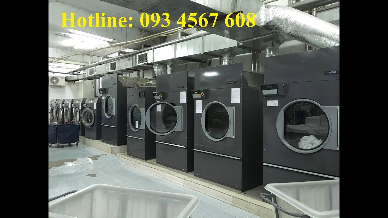 Hệ thống giặt là công nghiệp Primus FS800 - YouTube