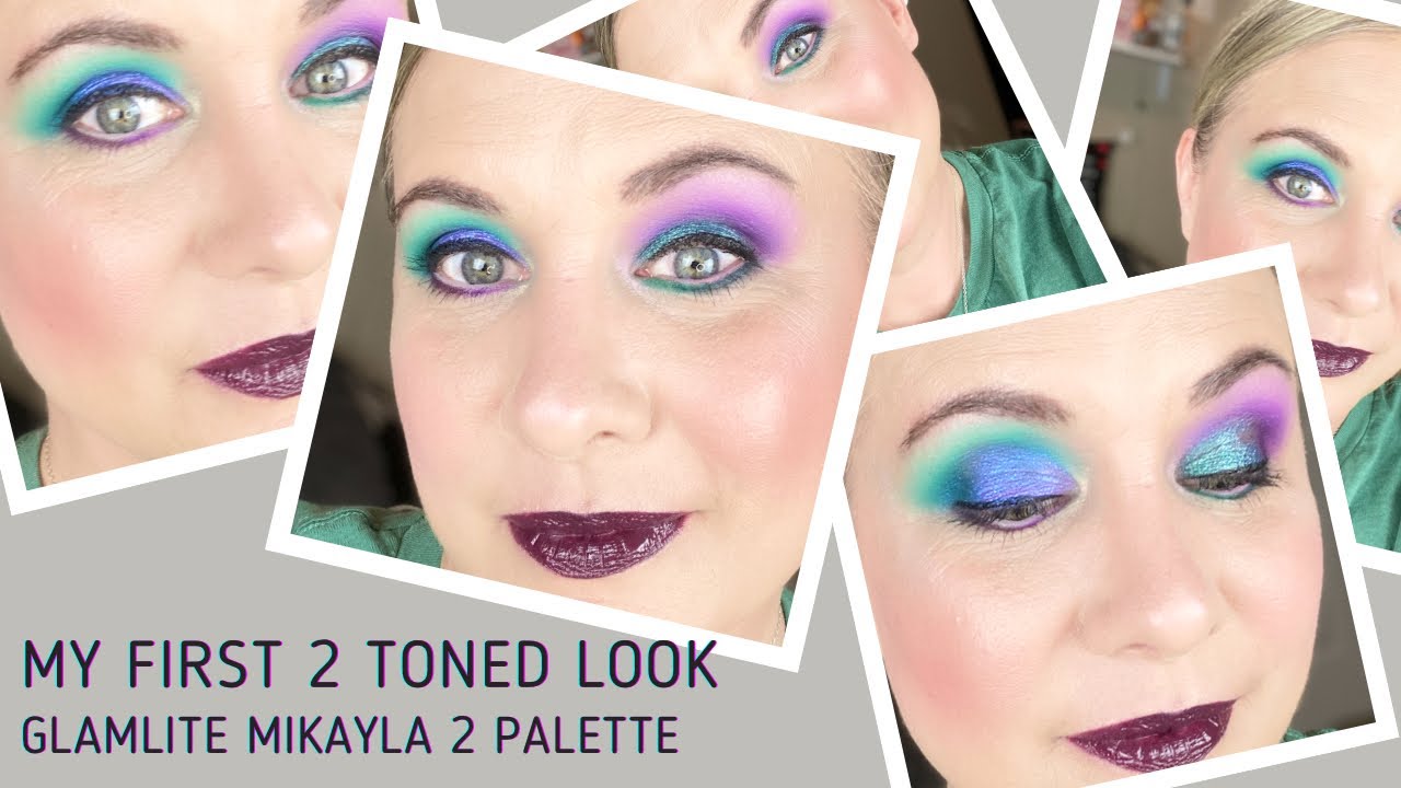 There's a first time for everything! 2 toned eye look with the Glamlite ...