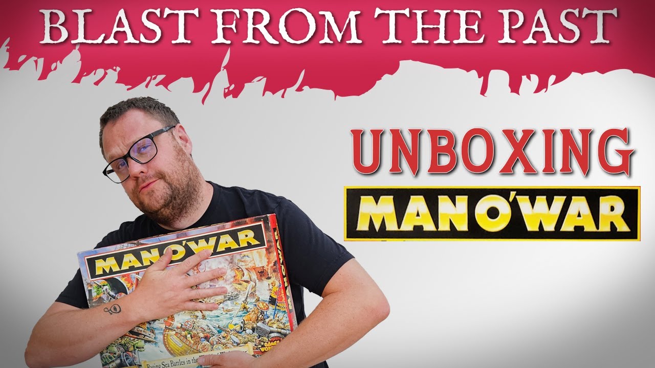 Unboxing Out Of Print MAN O'WAR From GAMES WORKSHOP - YouTube